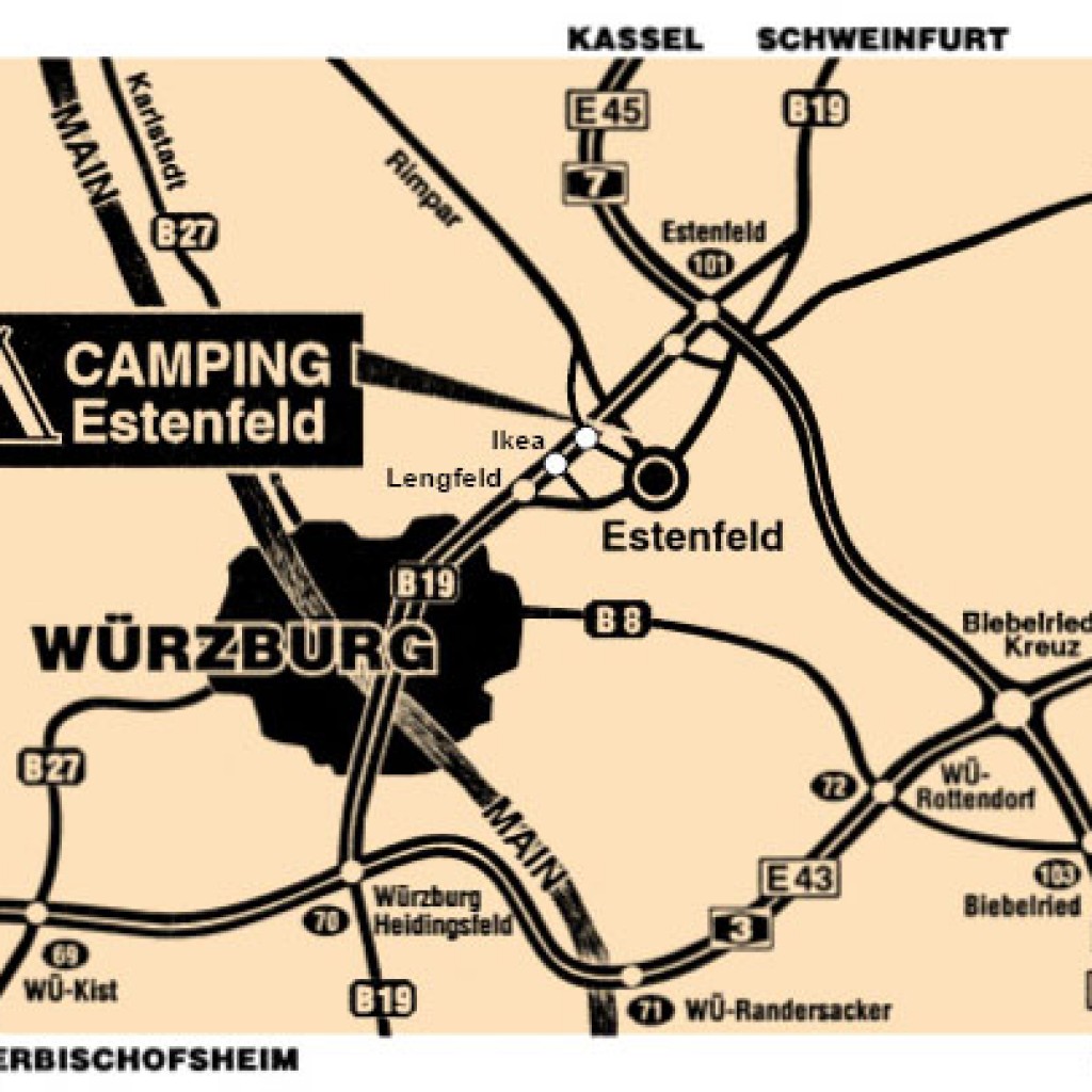 Campingplatz Estenfeld / Würzburg
